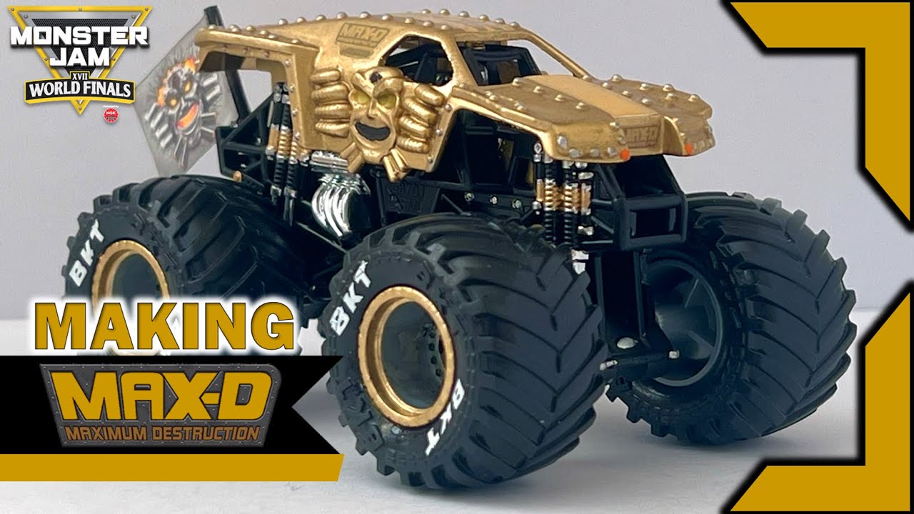 Making Max-D GOLD | Monster Jam Customs (World Finals Replicas) - YouTube