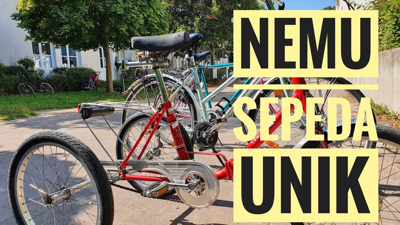 Nemu sepeda unik di tempat sampah jerman - YouTube