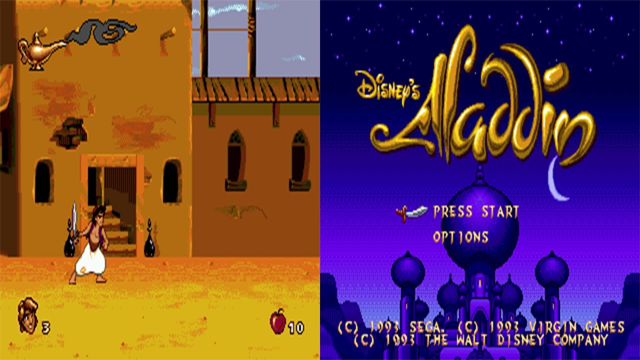 Disney's Aladdin gameplay SEGA - YouTube