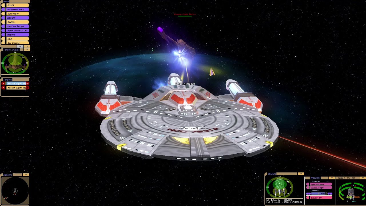 Hecate Class vs Kessok Light Cruiser Duo | KM | Star Trek Bridge ...