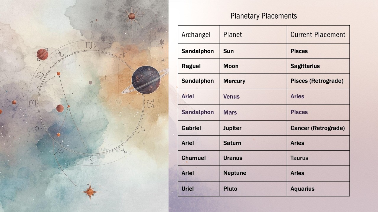Angels and Astrology Video Extra - March 9th Planet Placements - YouTube