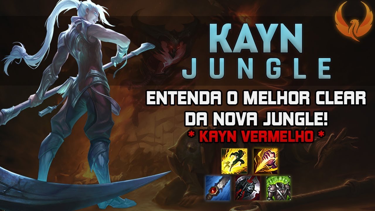 ENTENDA O MELHOR CLEAR DA NOVA JUNGLE! *KAYN VERMELHO* - KAYN JUNGLE ...