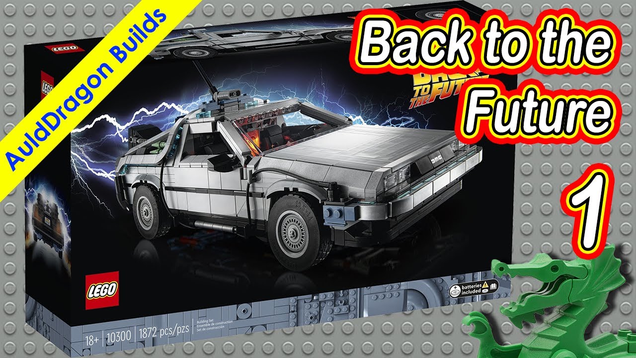 Back to the Future DeLorean (10300) — Lego Building Session 1 - YouTube