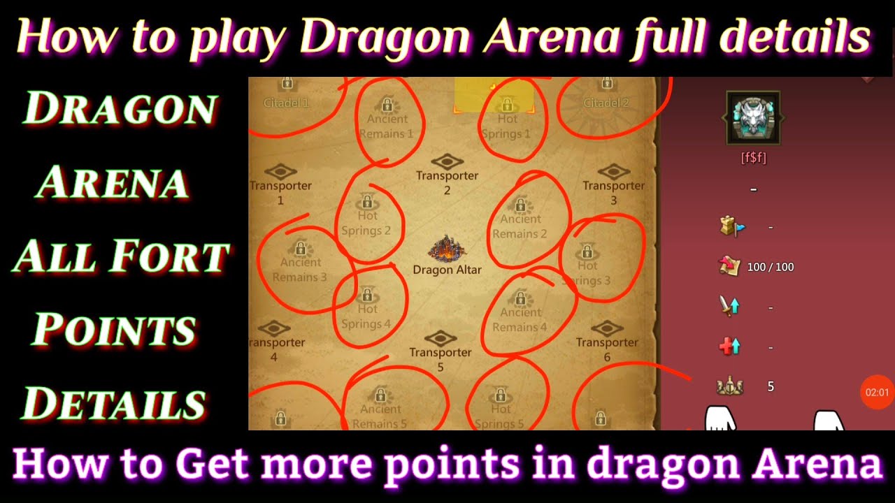How to play Dragon Arena in Lords Mobile full details in Video how to ...