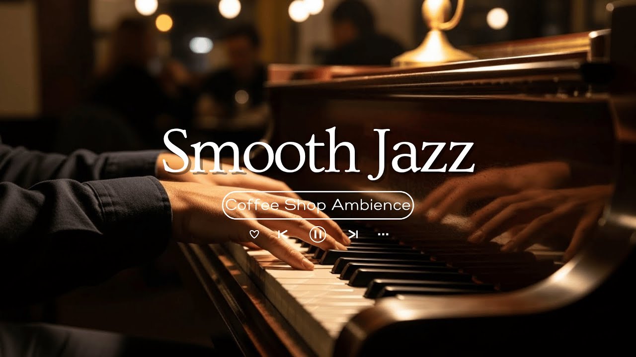 Cozy Winter Jazz at Outdoor Coffee Shop Ambience ⛄ Relaxing Jazz ...