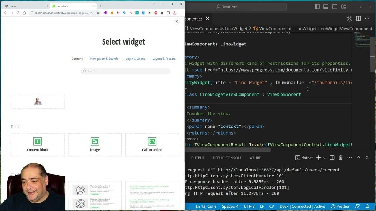 Changing the icon of Custom ViewComponents in Sitefinity .NET Core - YouTube