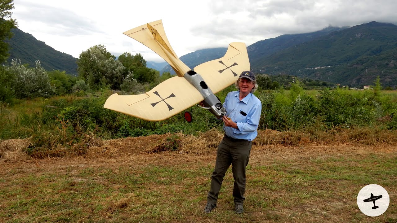 RC SCALE MODEL BALSA U.S.A. ETRICH TAUBE 90 FLIGHT - YouTube