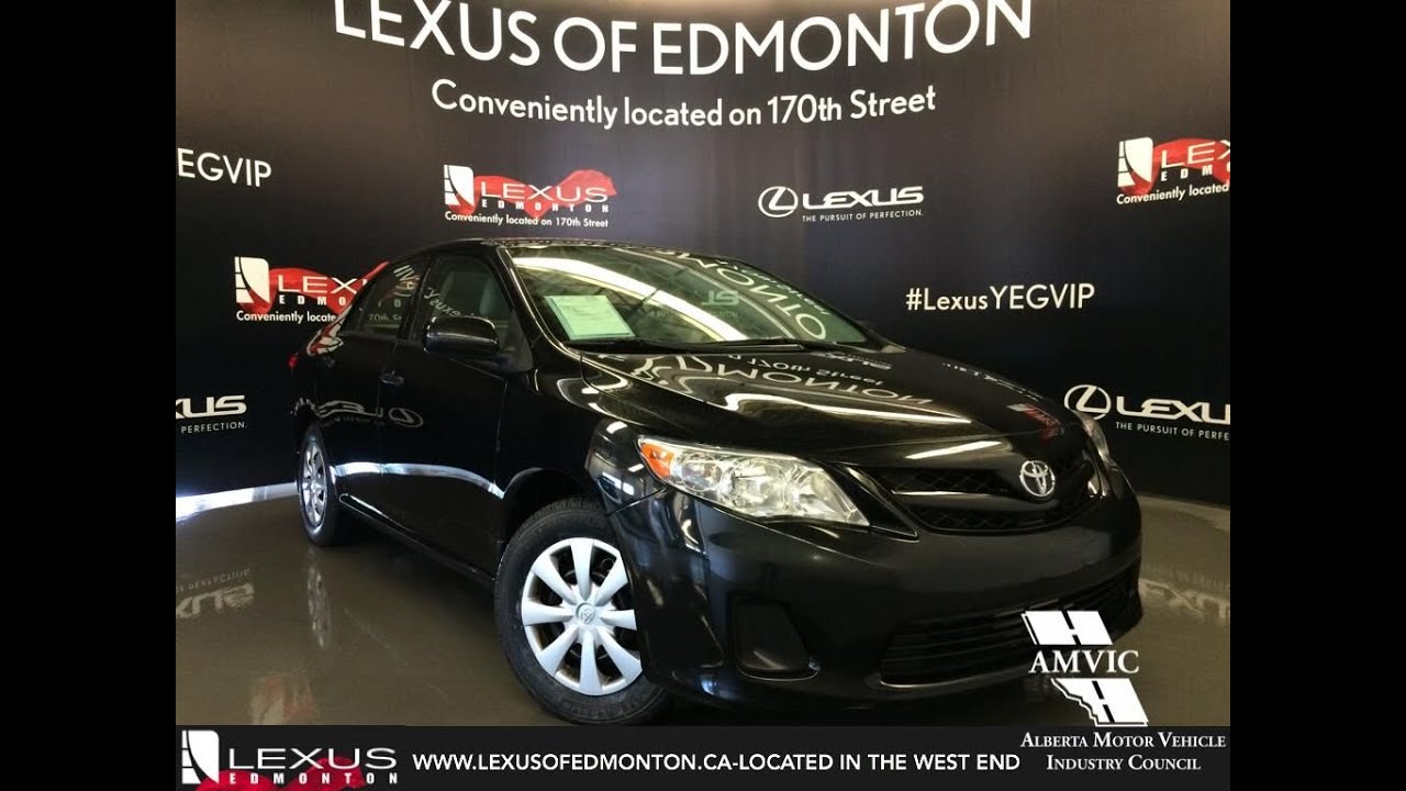 Used 2012 Black Toyota Corolla Auto CE Walkaround Review | Wainwright ...