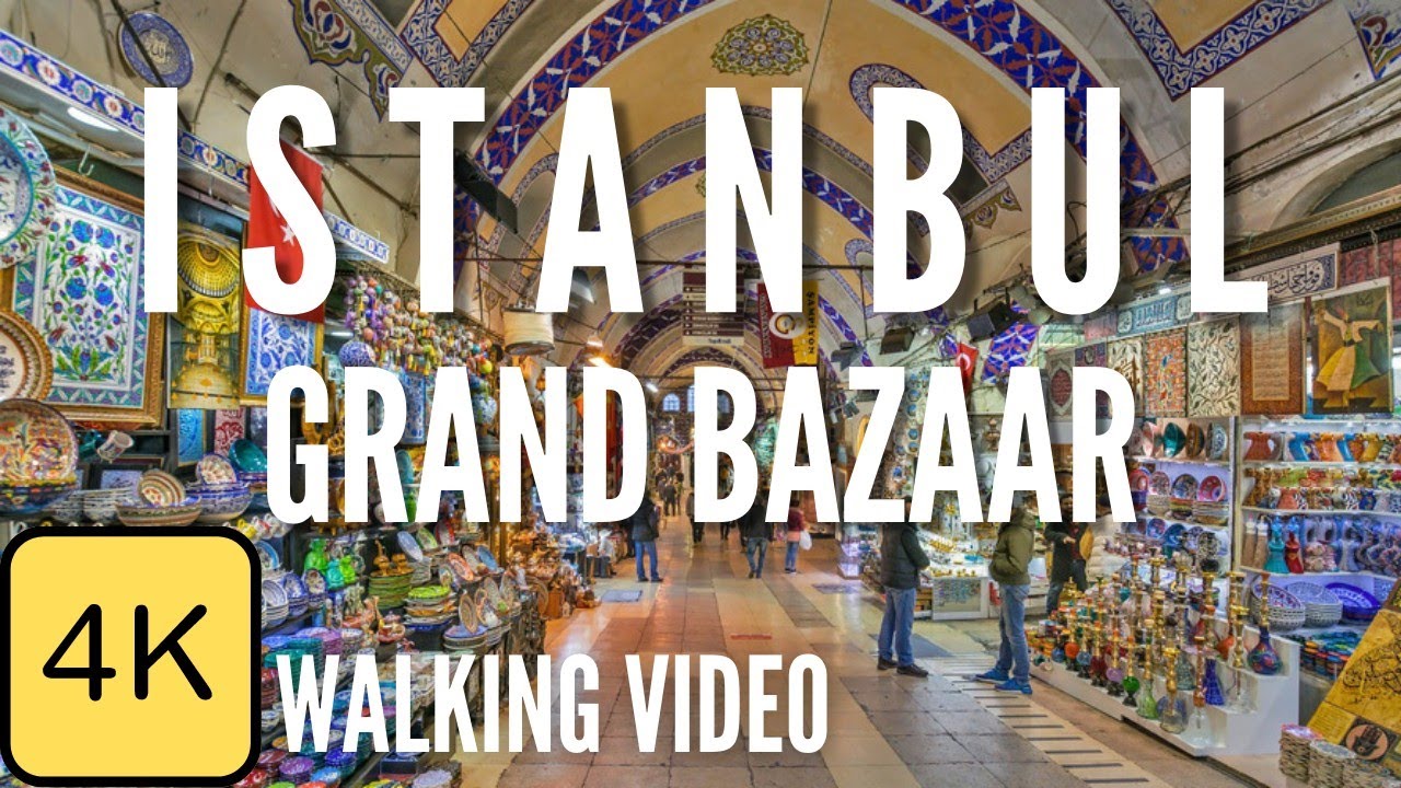 Beyazit Grand Bazaar 4k Walking Tour, Walk in Istanbul, Turkey, Historical Bazaar - YouTube