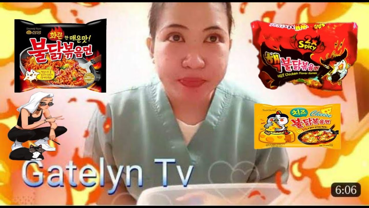 Samyang x2 spicy noodles accept challenge - YouTube