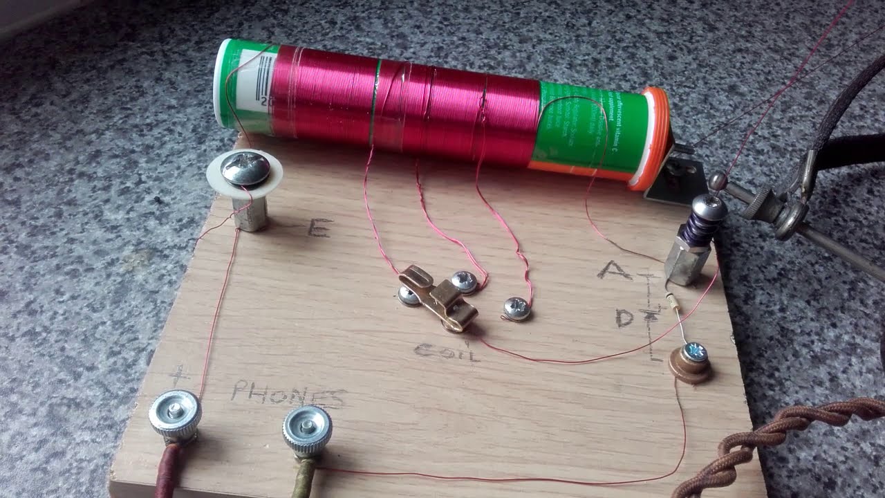 A free energy crystal radio receiver. - YouTube