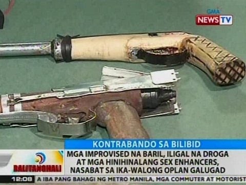 BT: Mga improvised na baril, droga at hinihinalang sex enhancers ...
