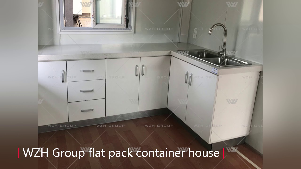 WZH Group Flat pack container house - YouTube