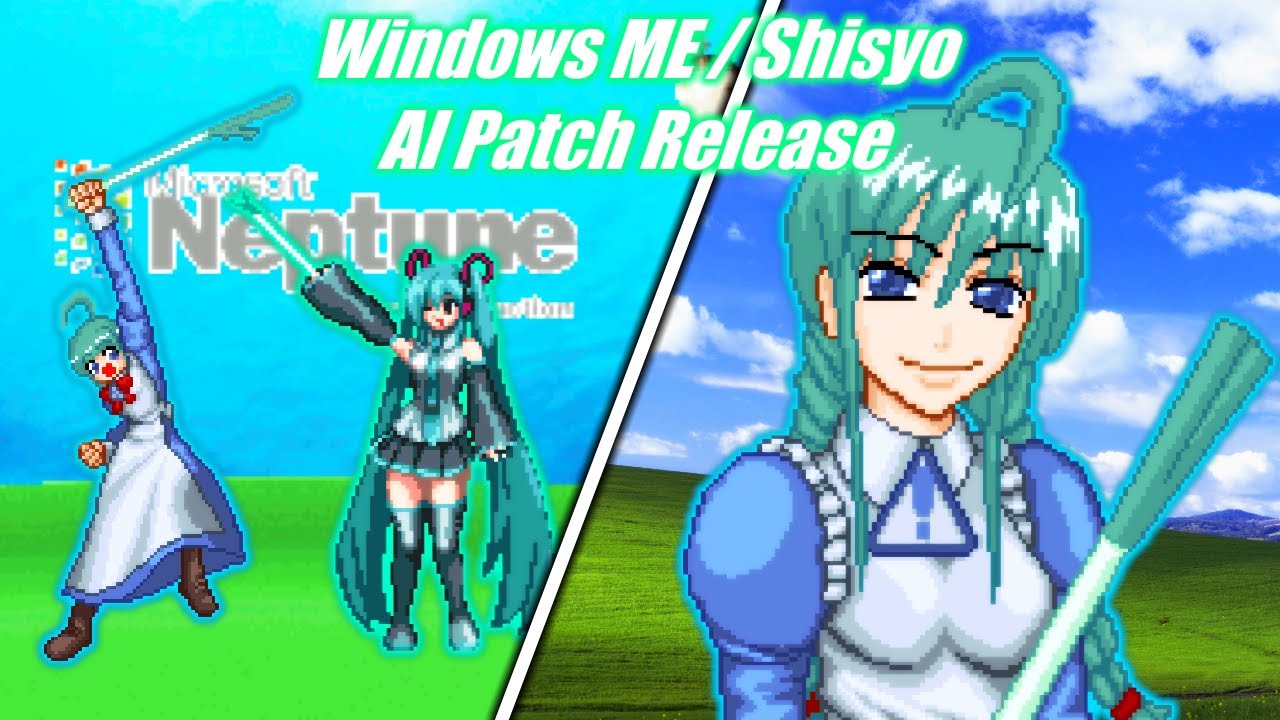 MUGEN AI Patch Release: Windows ME / Shisyo from the Nijikaku Project - YouTube