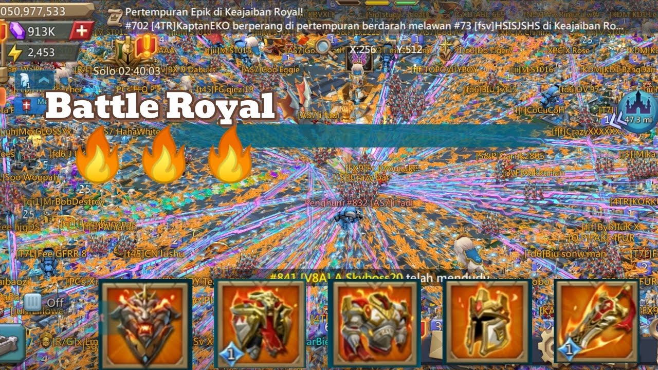 Lords Mobile - Battle Royal Part 1 Guild LYZ (DW Family) Do0 Mason win ...