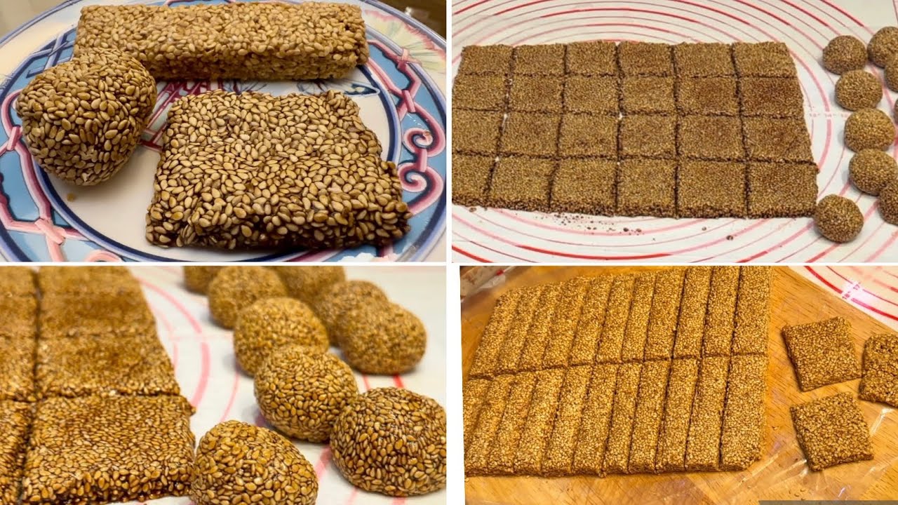 Two ingredient recipes Sesame with Honey and Sugar and Sesame with ...