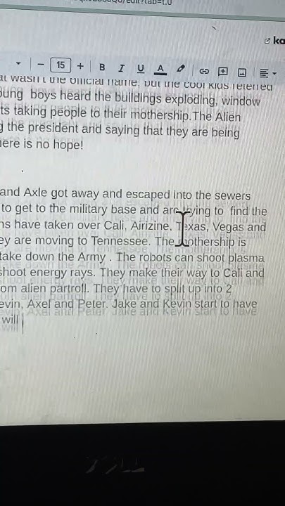 I am creating my own story I will post it when I am done until then get ...