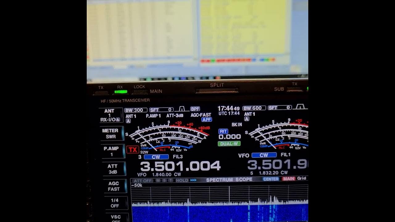 VK9DX 80m CW @ DL8LAS - YouTube