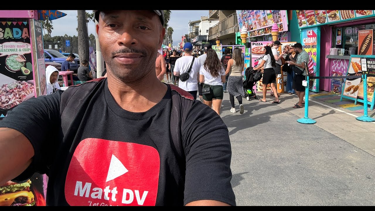 Matt DV Explores Iconic Venice Beach! - YouTube