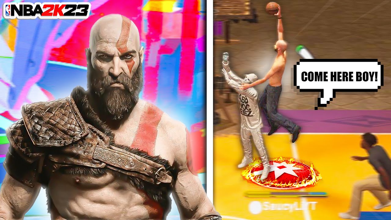 KRATOS + 99 DRIVING DUNK...😈(nba 2k23) - YouTube