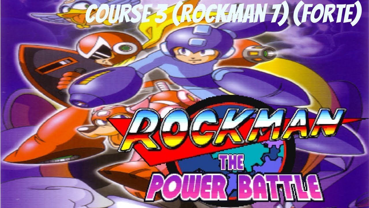 Rockman: The Power Battle (Arcade) - Course 3 (Rockman 7) (Forte) - YouTube