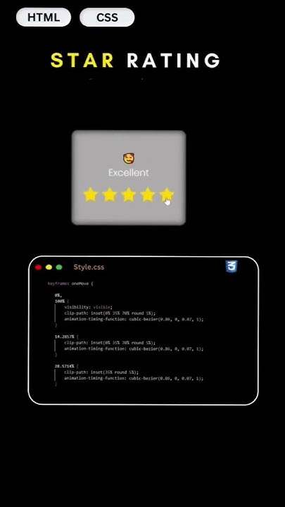 Star Rating Html Webdesign Programming Coding Webdevelopment Css Creativedesign Viral
