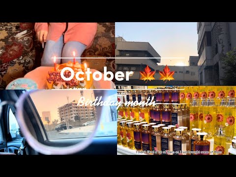 Vlog#7 / A week in my life first week of October/ birthday month 🍁🍁 ...