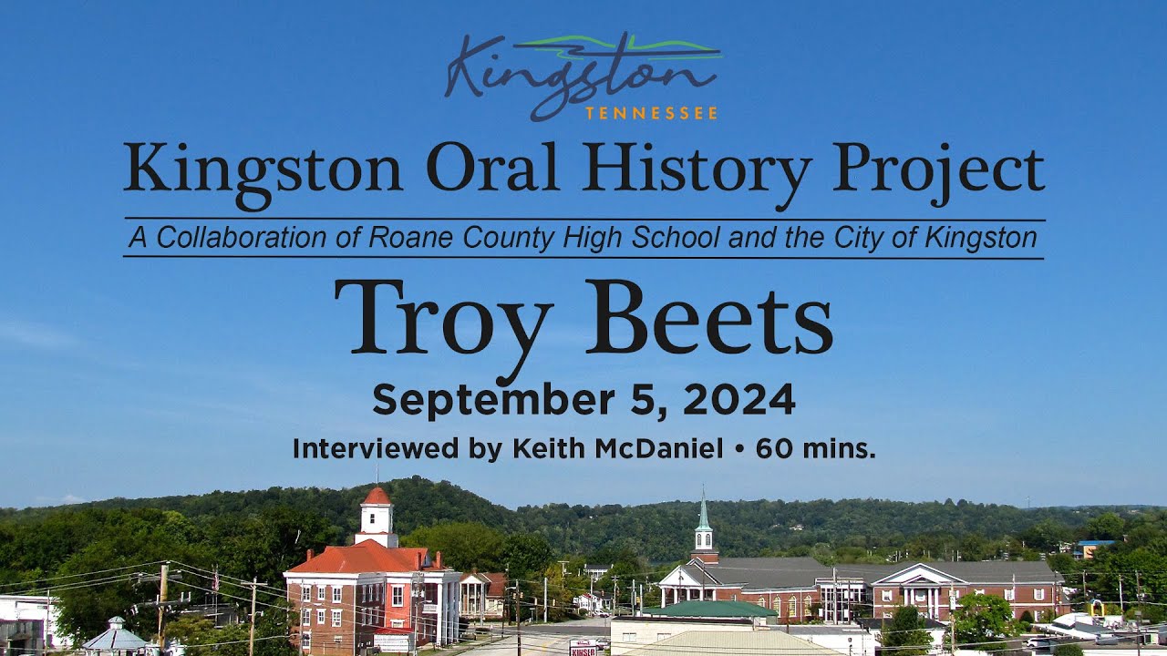 KINGSTON ORAL HISTORY PROJECT - Troy Beets - YouTube