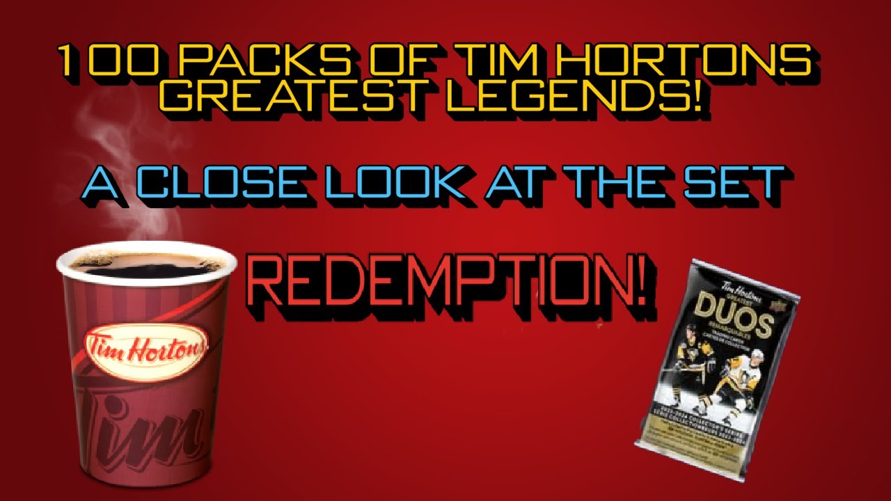 2024 Tim Hortons Greatest Duos - 100 Packs and a close look at the set ...