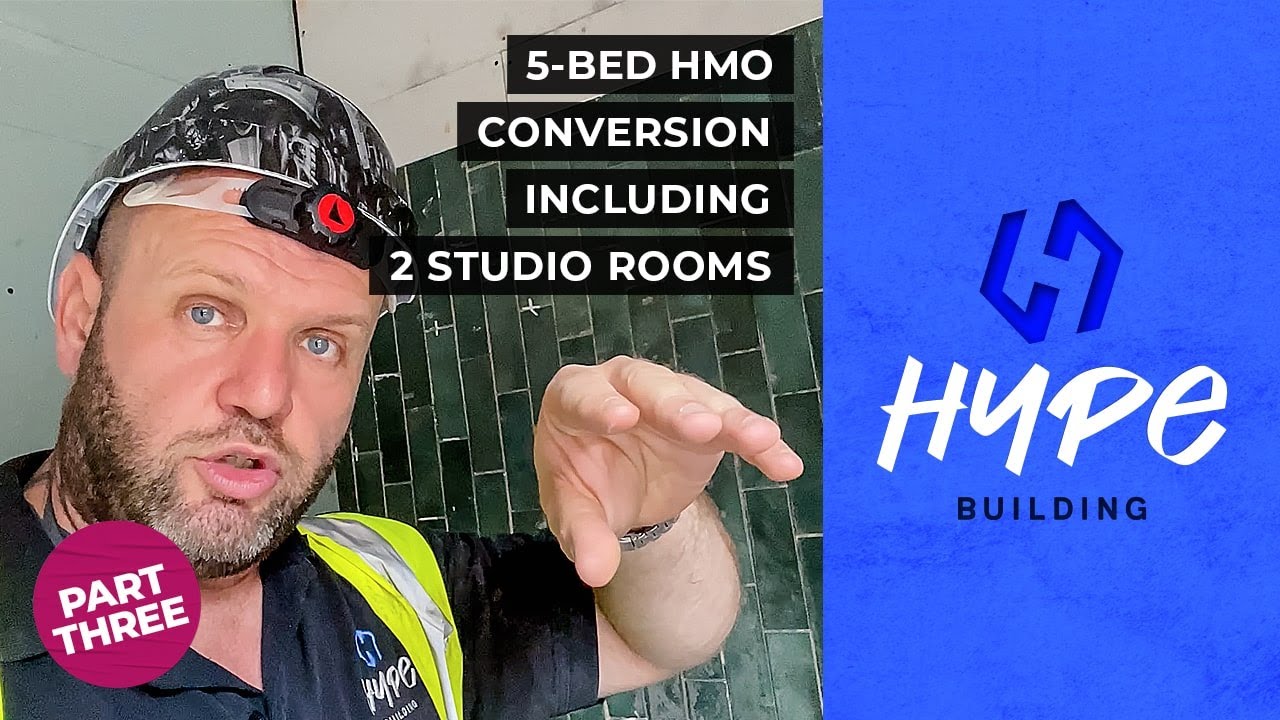 5 Bed HMO Conversion Including 2 Studio Rooms (Part 3) - YouTube