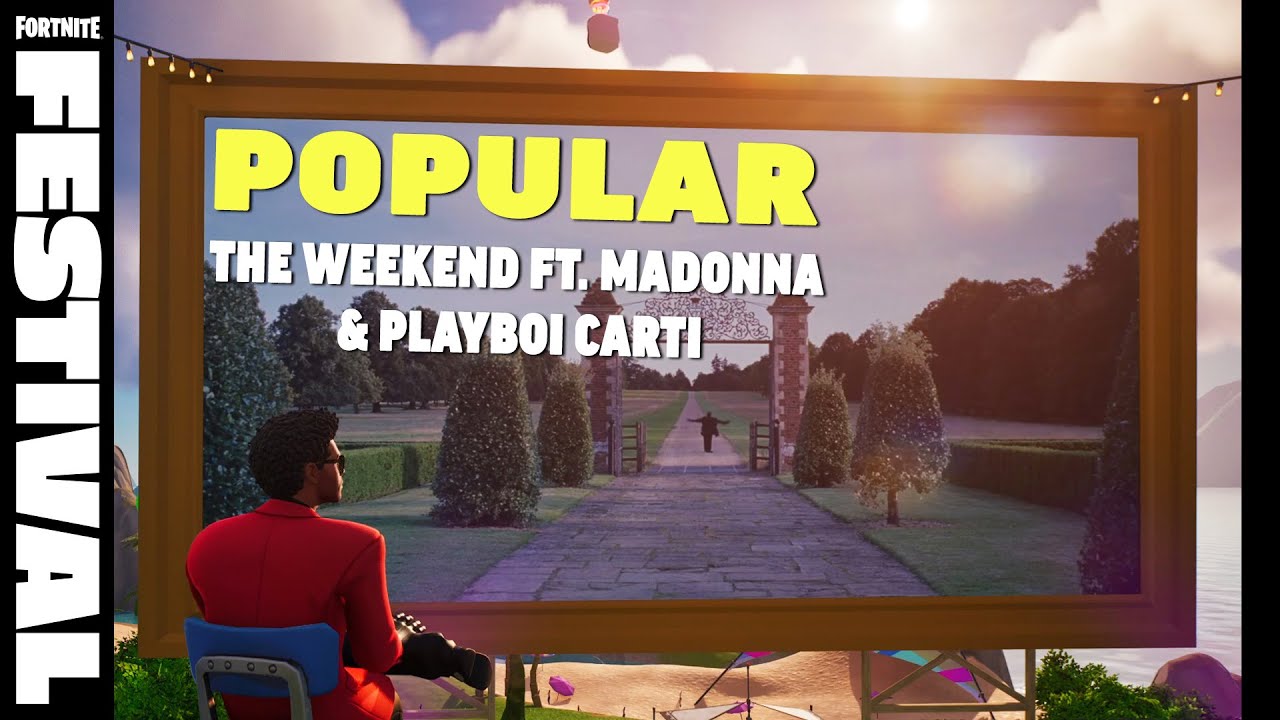POPULAR by The Weeknd, Madonna & Playboi Carti Music Video Experience ...