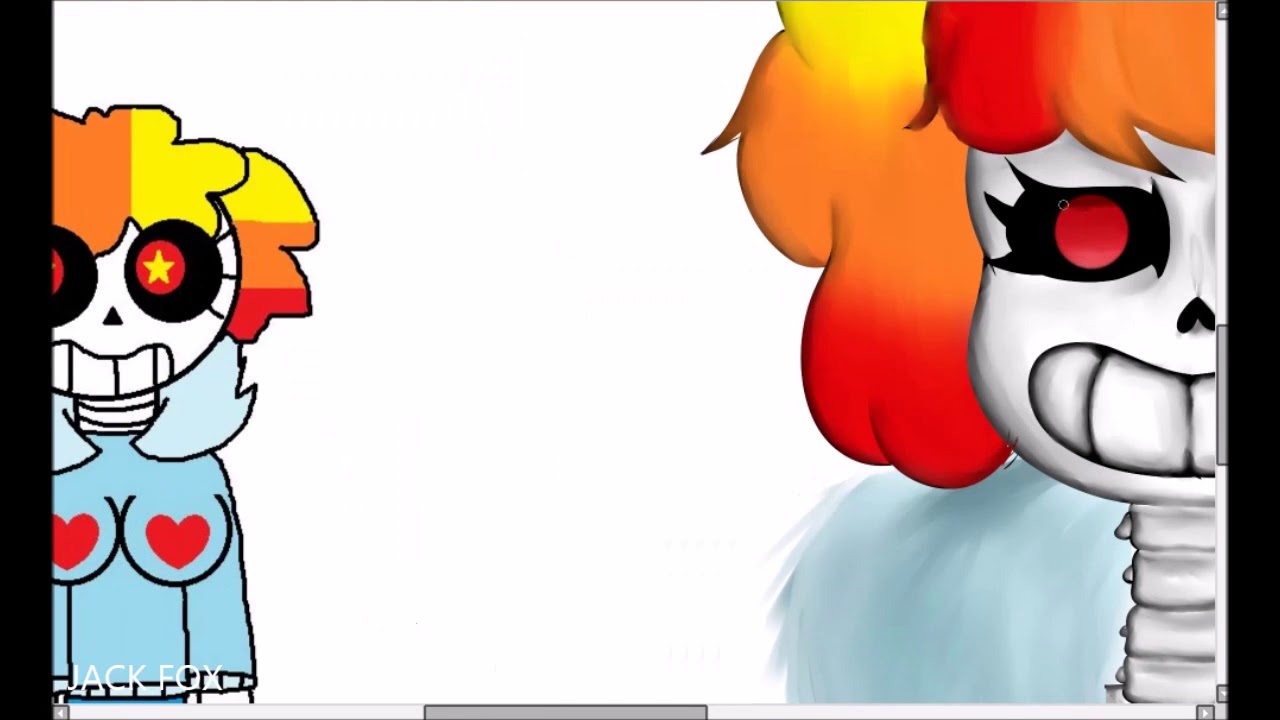 Drawing Sans Fangirls - YouTube