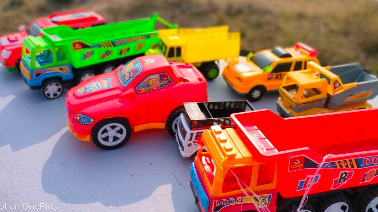 Khilone wala Cartoon! khilone wala video! truck dumper Car JCB helicopter! @AyanshShorts24 - YouTube