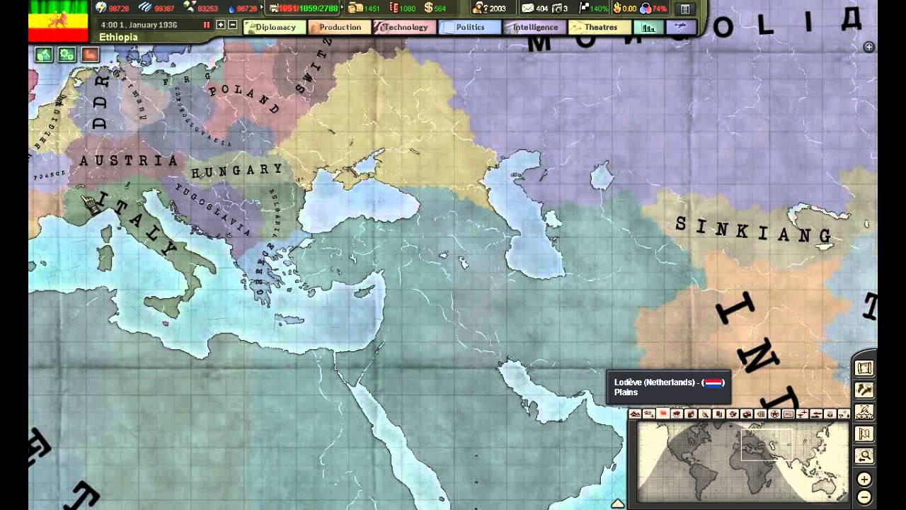 Hearts Of Iron 3 - Megacampaign Dev Diary 1: Basic Mechanics - YouTube