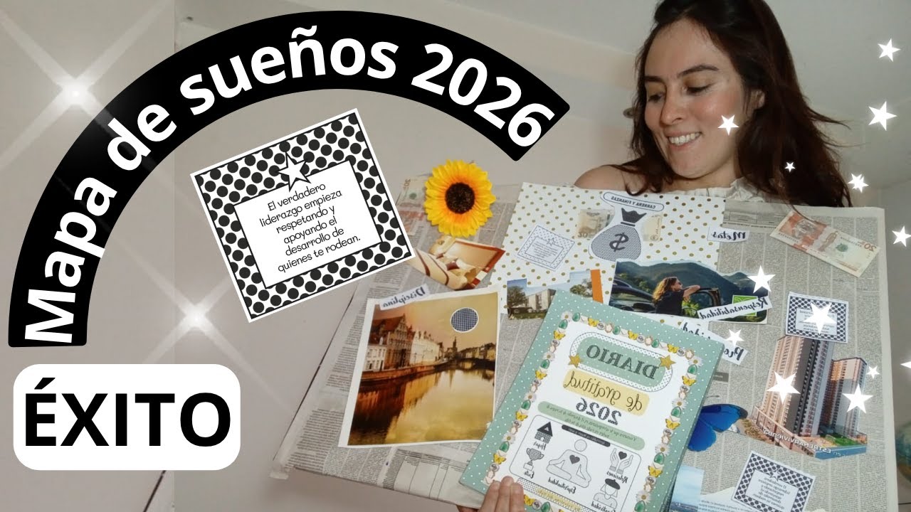 Mapa de Sueños 2026 para el Éxito | Meditación Creativa + Diario de ...