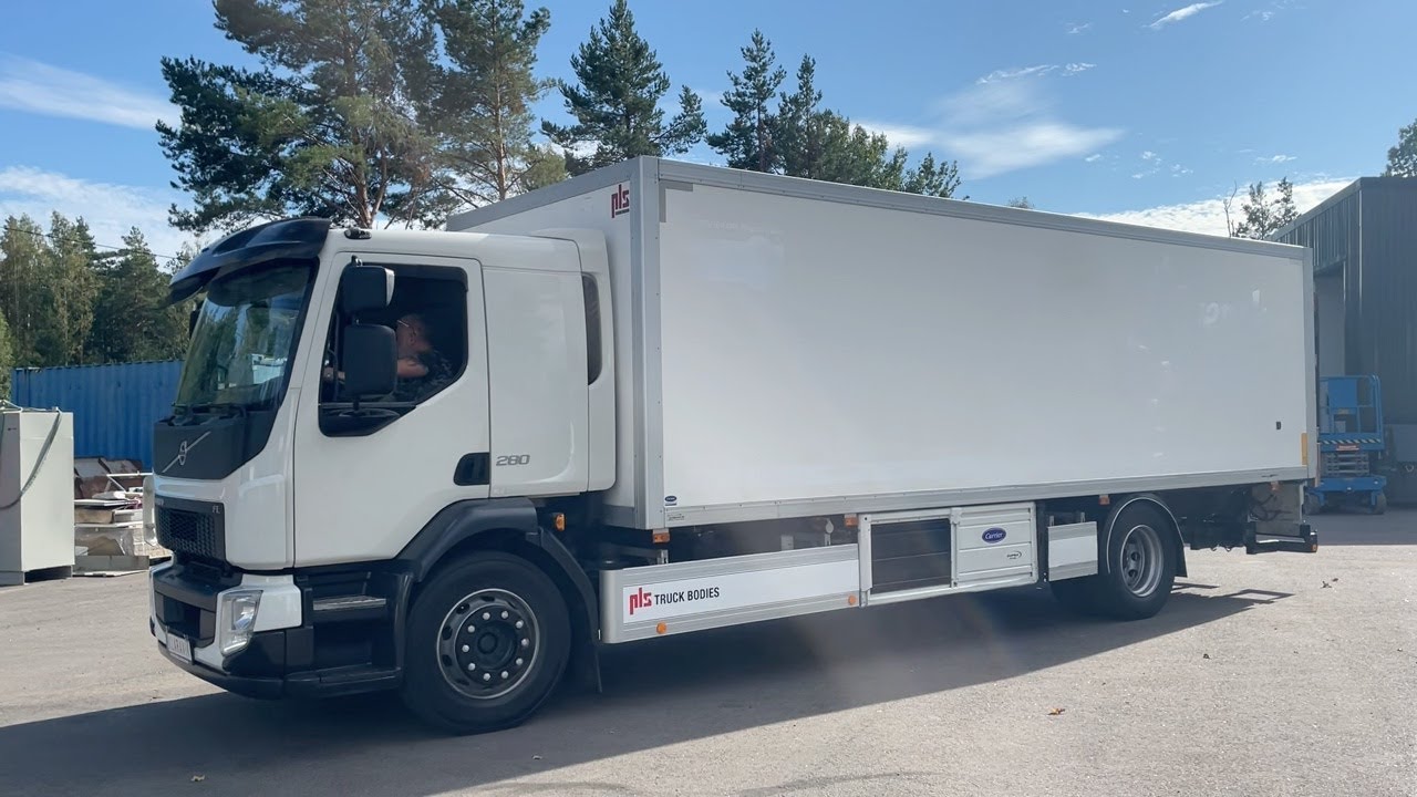 Köp Kylbil/frysbil Volvo F18 280 på Klaravik - YouTube