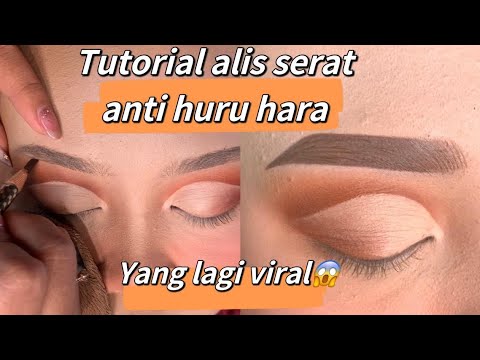 TUTORIAL ALIS SERAT Yang lagi viral - YouTube