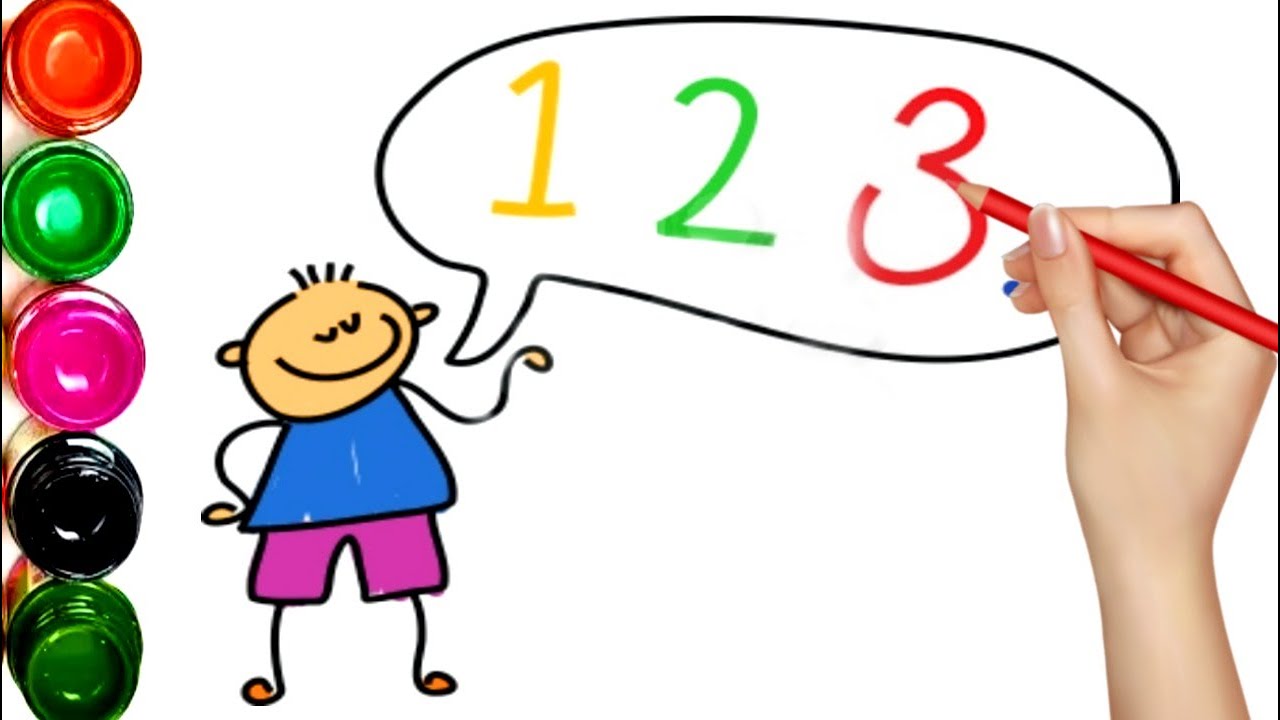 How to learn counting for kids |one two three spelling song |numbers ...