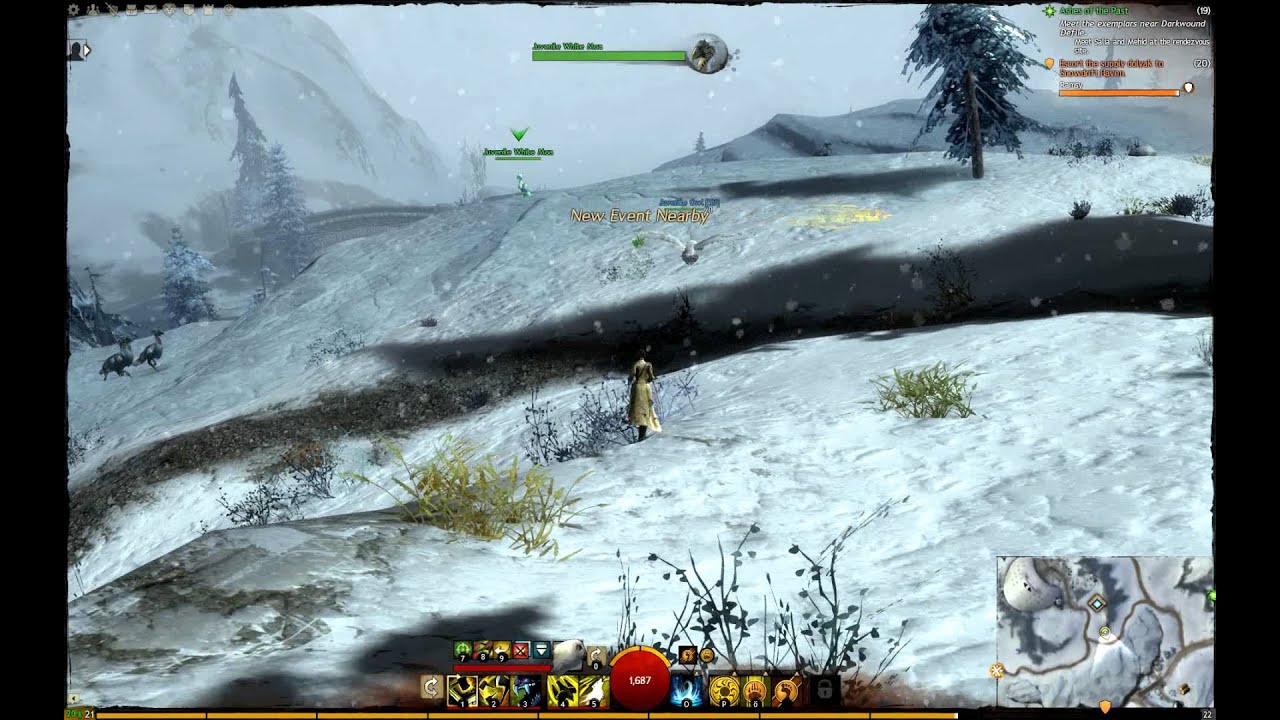 GW2 Taming Location Juvenile White Moa - YouTube