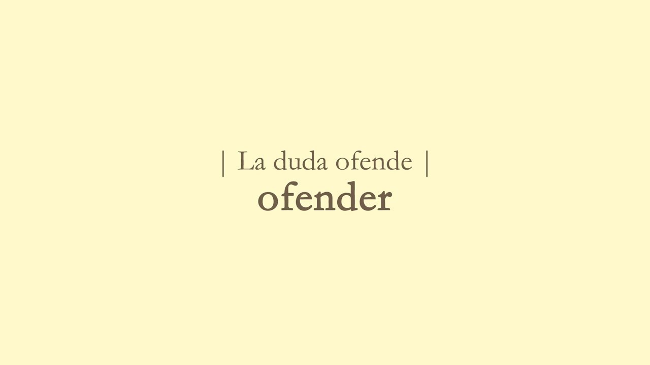 La Duda Ofende | Capítulo #1 · OFENDER | - YouTube