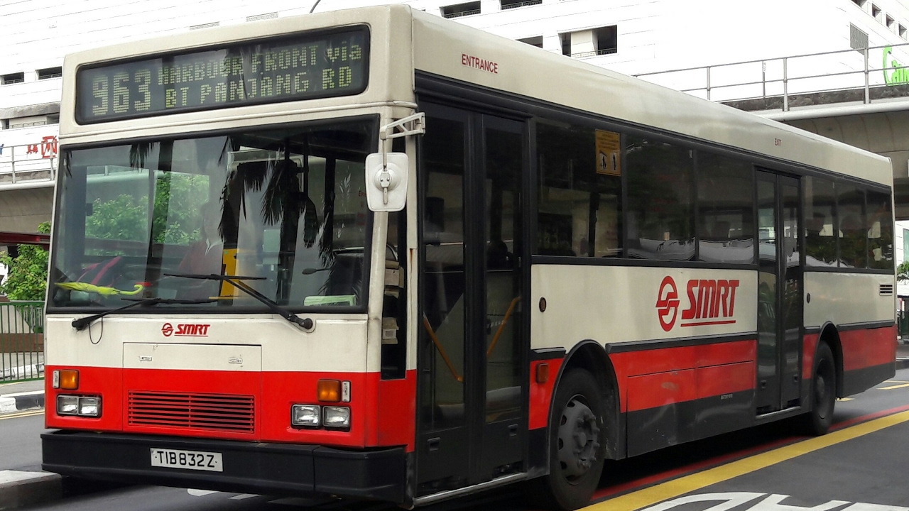 SG51 Special: SMRT Bus Service 963, TIB832Z - YouTube