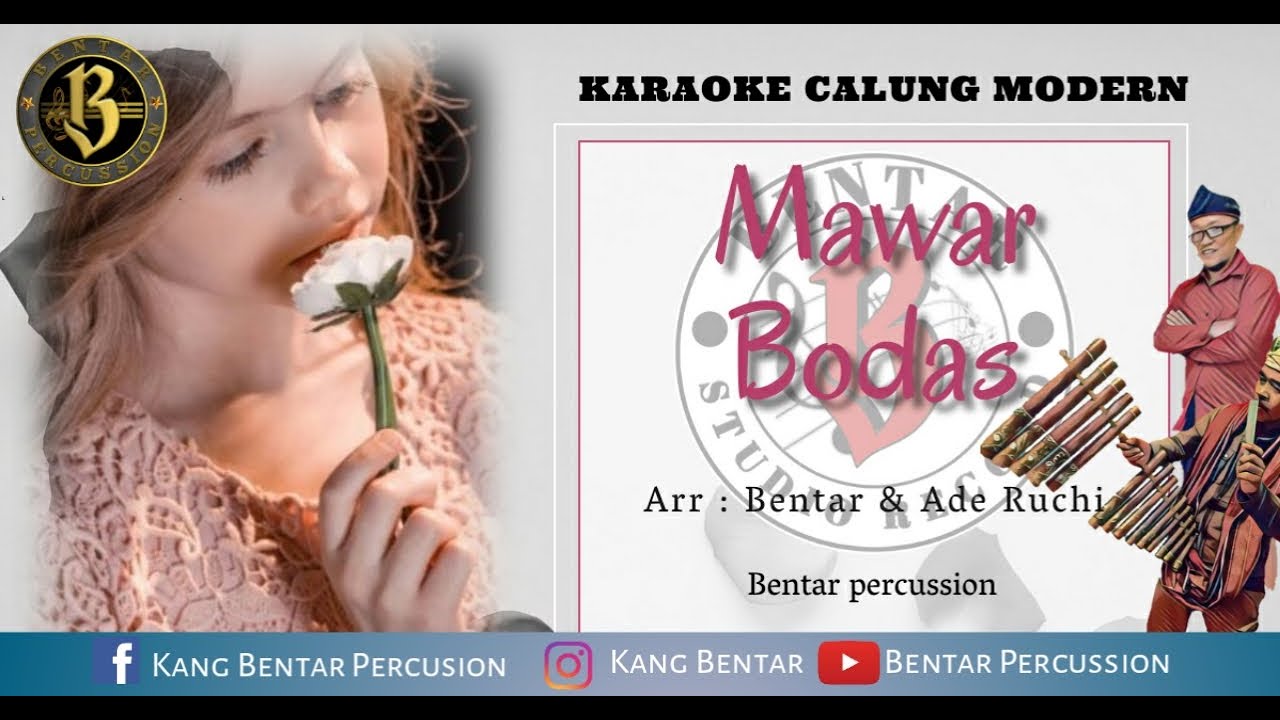 MAWAR BODAS karaoke (calung) @Bentarpercussion - YouTube