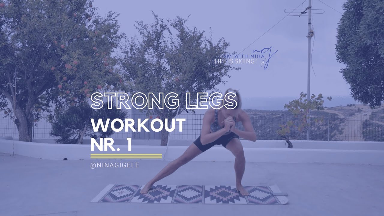 Get Strong Ski Legs: ⛷️15 Min Ski Legs Workout 🦵 Get Strong with Nina ...