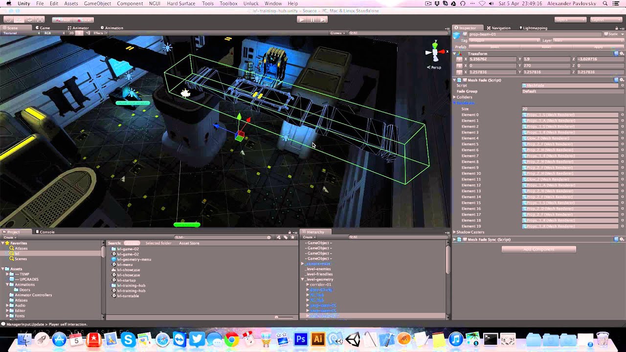 Unity3D : Mesh Fading without using Layers - YouTube