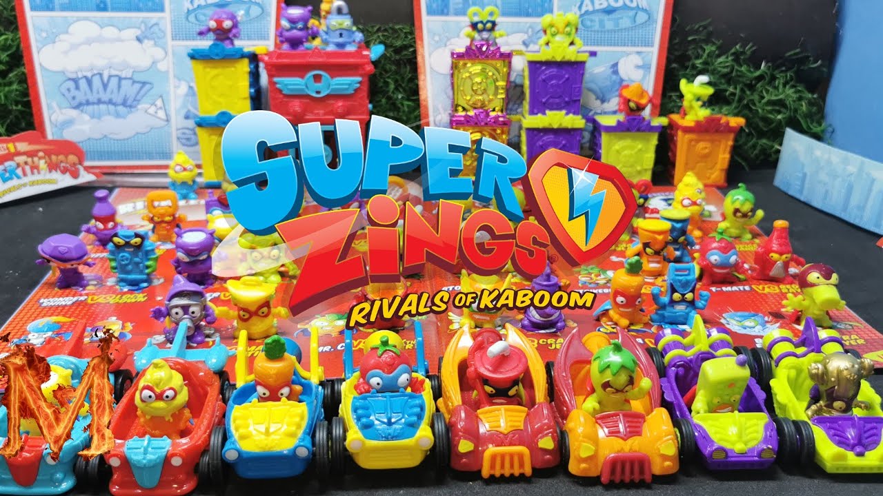 Superzings Colección de carros completa de Kaboom City serie 1 ...