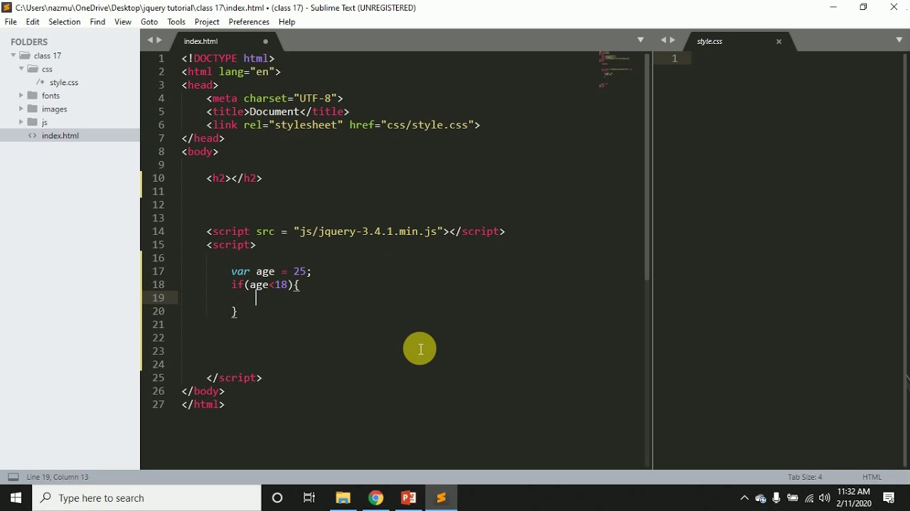 19 Jquery Bangla Tutorial If Else Youtube