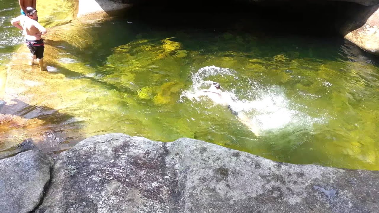 Mt. Washington Kids Cliff Jumping! - YouTube