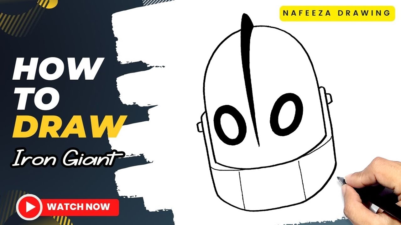 How to draw Iron Giant - YouTube