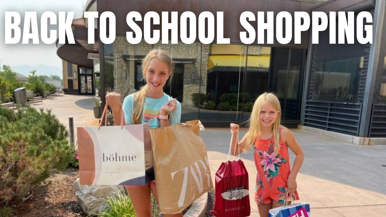 GIRLS BACK TO SCHOOL SHOPPING HAUL - YouTube
