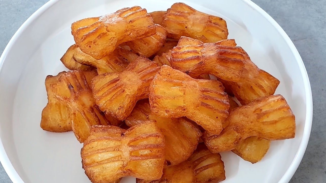 Amazing Potato Recipes! Bow Tie Potato Snacks!Crispy French Fries ...